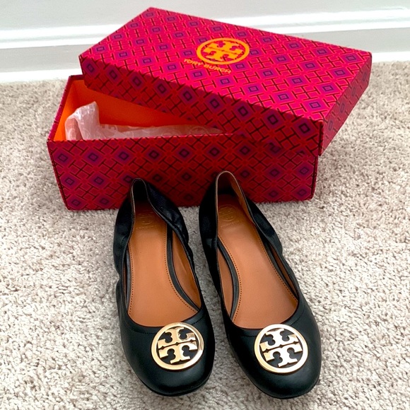 Tory Burch | Shoes | Tory Burch Benton 2 Ballet Scrunch Back Napa ...